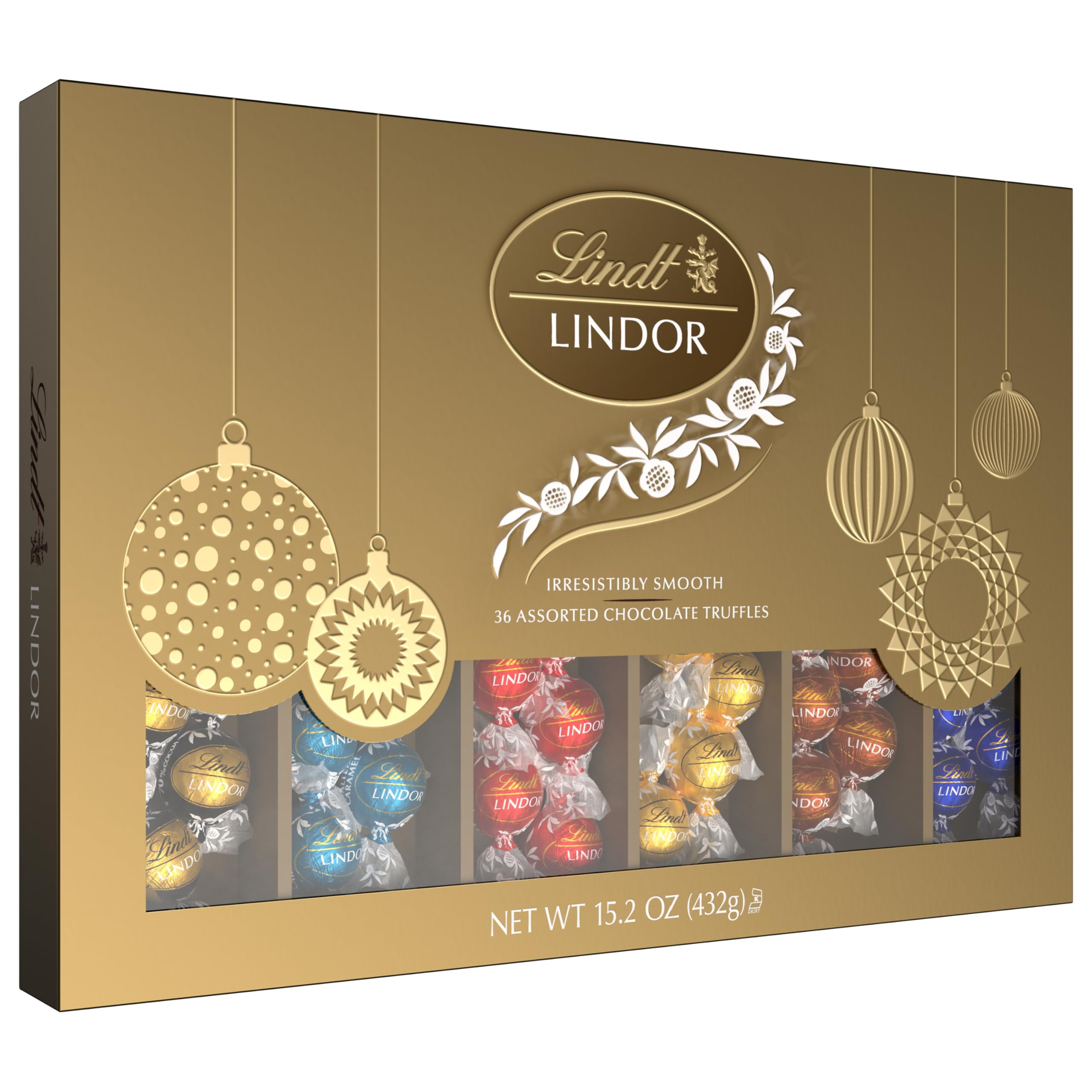 Trufas de chocolate y caramelo Lindt LINDOR Holiday 450 g | Bodega ...