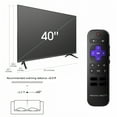 "Hisense 40"" 1080p FHD LED LCD Roku Smart TV H4030F1 Series with Built ...