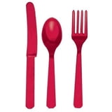 Red Cutlery Set - Party Supplies - Walmart.com