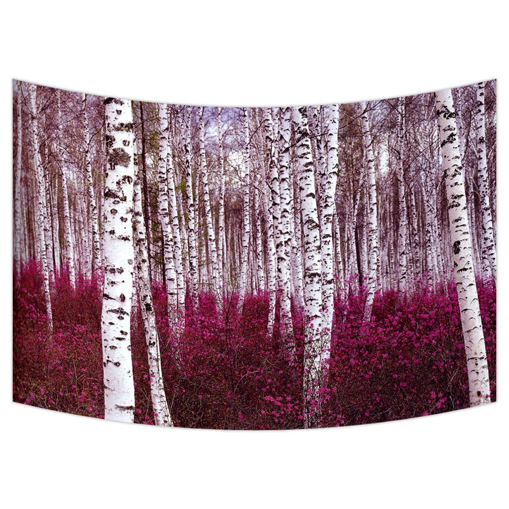 ZKGK Birch Tree Tapestry Wall Hanging Wall Decor Art for Living Room ...