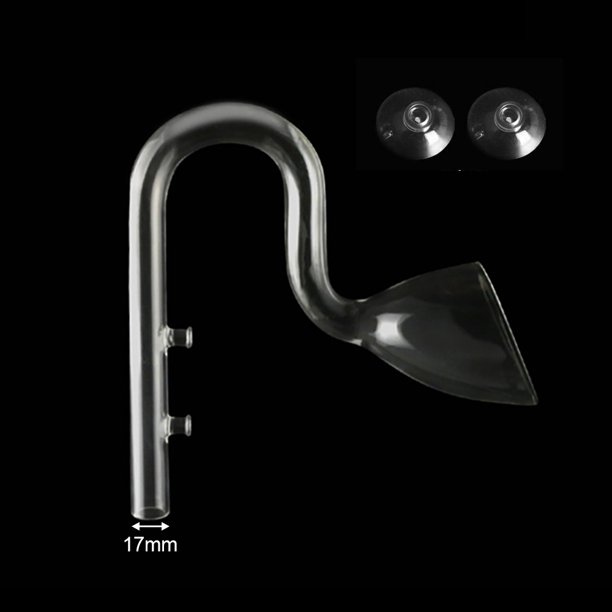 Labymos Glass Tube Outflow for Plants Aquarium Canister Filter Horn ...