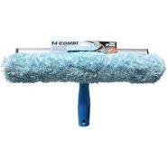 Unger Professional 14" Window Cleaning Tool: 2-in-1 Microfiber Scrubber ...