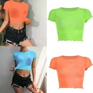 Girl's Mini Pop Kids Neon Bright Top - Walmart.ca