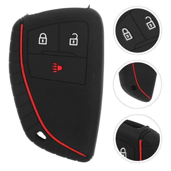 TABLZONE Red Silicone Car Key Fob Case Durable and Easy to Clean for ...