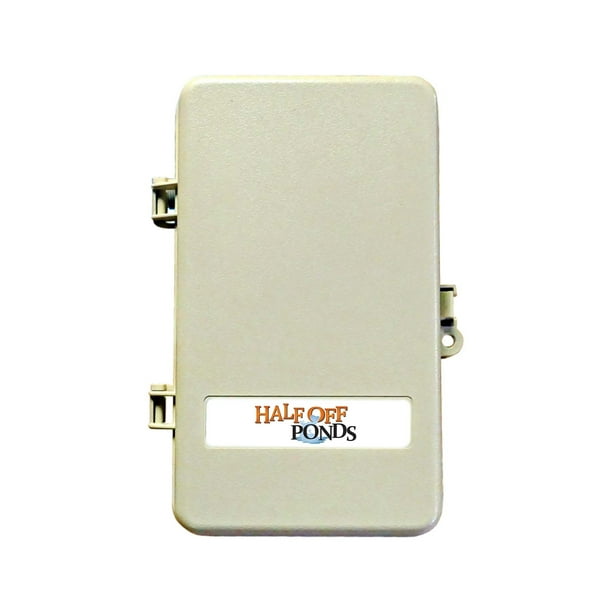 HALF OFF PONDS Weatherproof Control Box with 24-Hour Timer Switch and ...