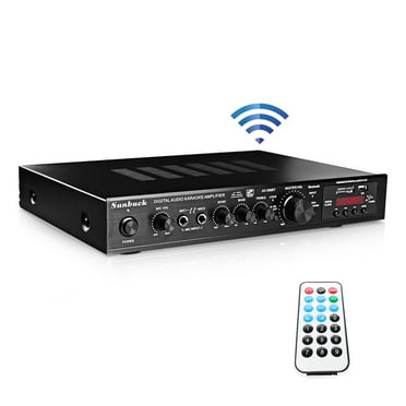 2000W 5CH Bluetooth Stereo AV Power Surround Bass Car Audio Subwoofer ...