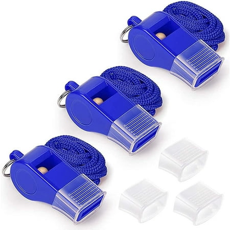 Whistle With Lanyard And Mouth Grip. Super Loud Sports Whistles ...