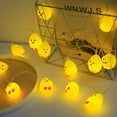 LSLJS Cute Chicken String Lights, Easter Decorations 9.8 ft Egg Shape ...