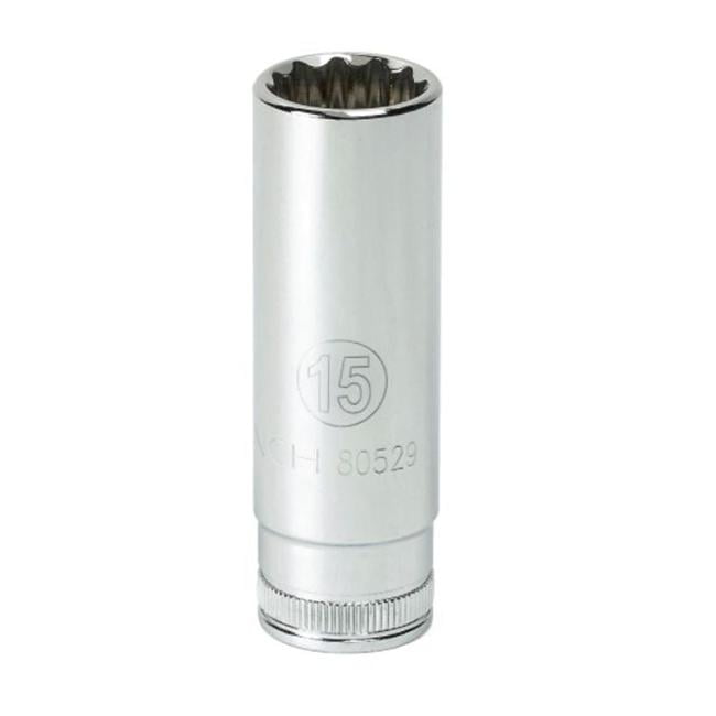 38 Drive 12 Point Deep Socket 8mm - Walmart.com