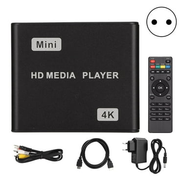 AGPTEK 4K Media Player, Remote Control, MP4, Aluminum Alloy, HD Video ...