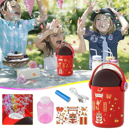 Jienlioq 2024 Bubble Machine New Year Goods Usb Charging Fully Automatic Bubble Machine Multi ...