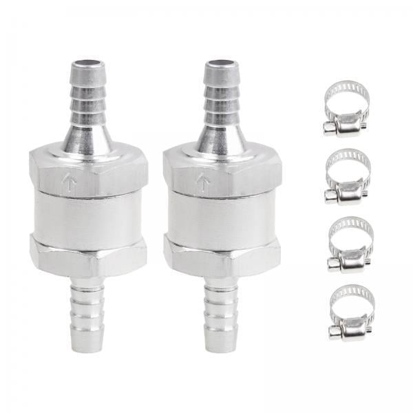 2x2 Válvulas De Retención Sin Con 4 Abrazaderas De Manguera Para Aceite ...