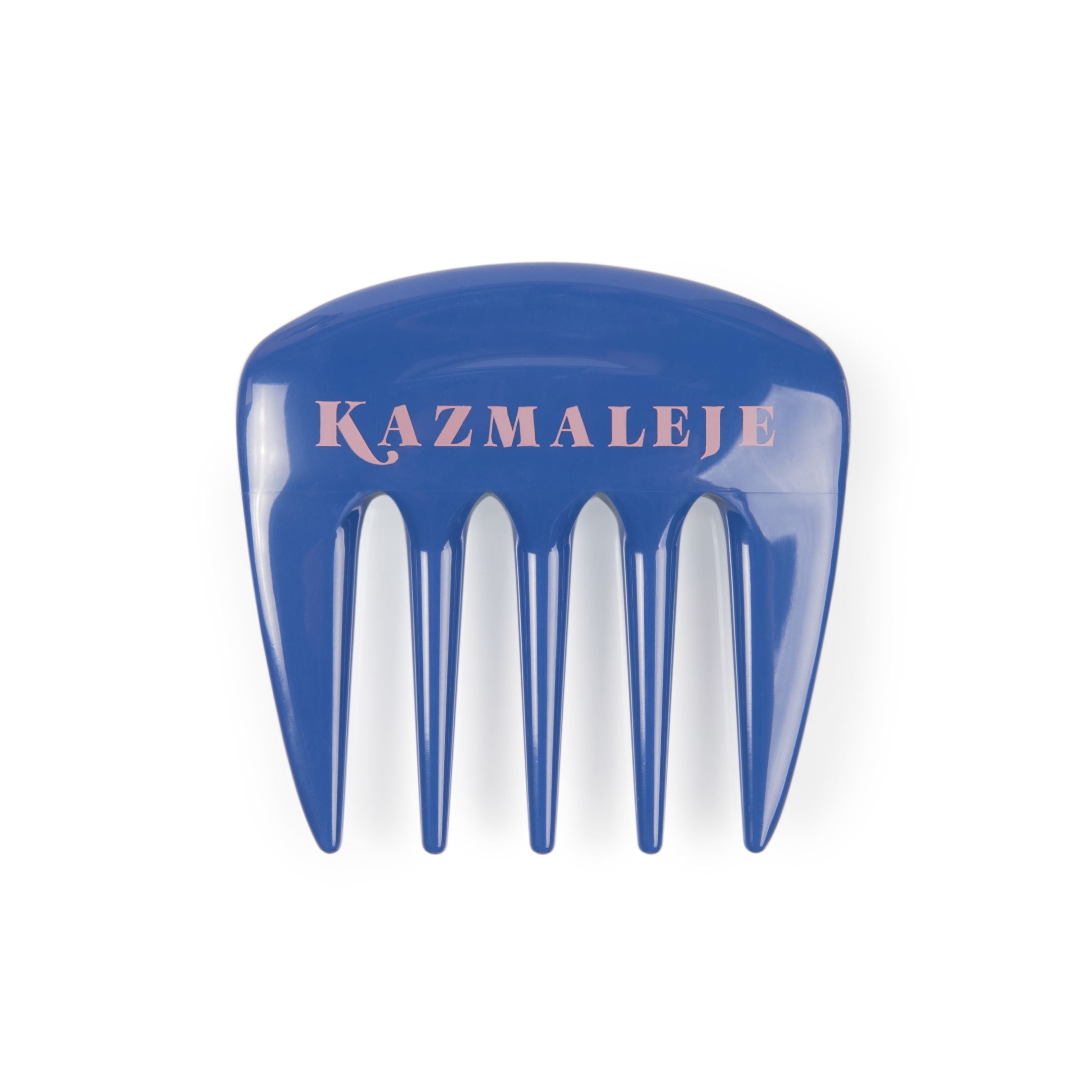 KAZMALEJE Kurls Plus Wide Tooth Pick Hair Comb, Cobalt - Walmart.com