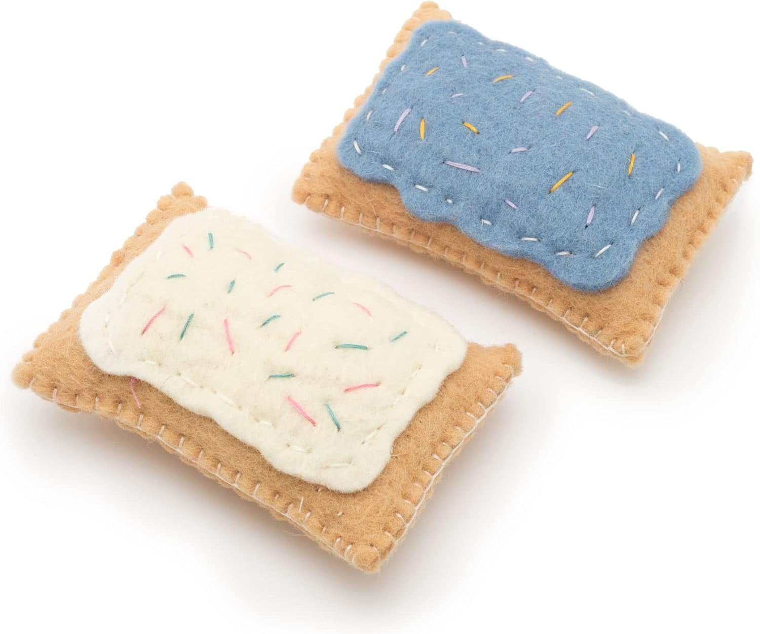shiyou-Wool Pop Tart Cat Toy Set with Catnip (2PCS) | for Interaction ...