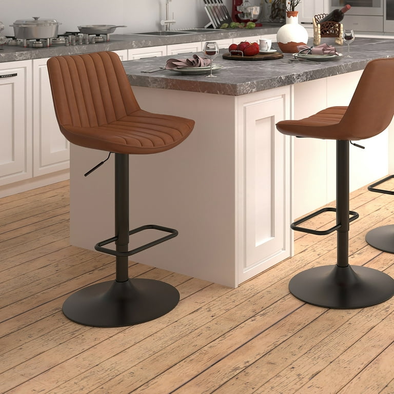 Airlift adjustable faux leather stool store