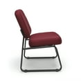 OFM Model 405 Fabric Armless Guest and Reception Chair, Wine - Walmart.com