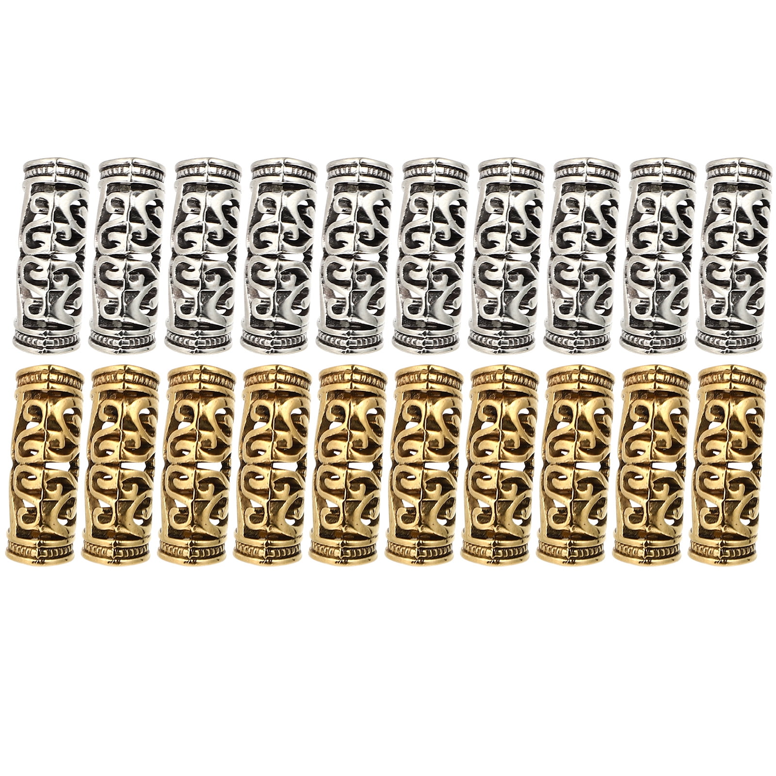 Click here for Amosfun 20pcs Dreadlock Beads Hair Cuffs Hair Bead... prices