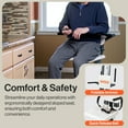 SuperHandy GoRise FS Electric Floor Lift, 500 Lbs Capacity, Adjustable ...