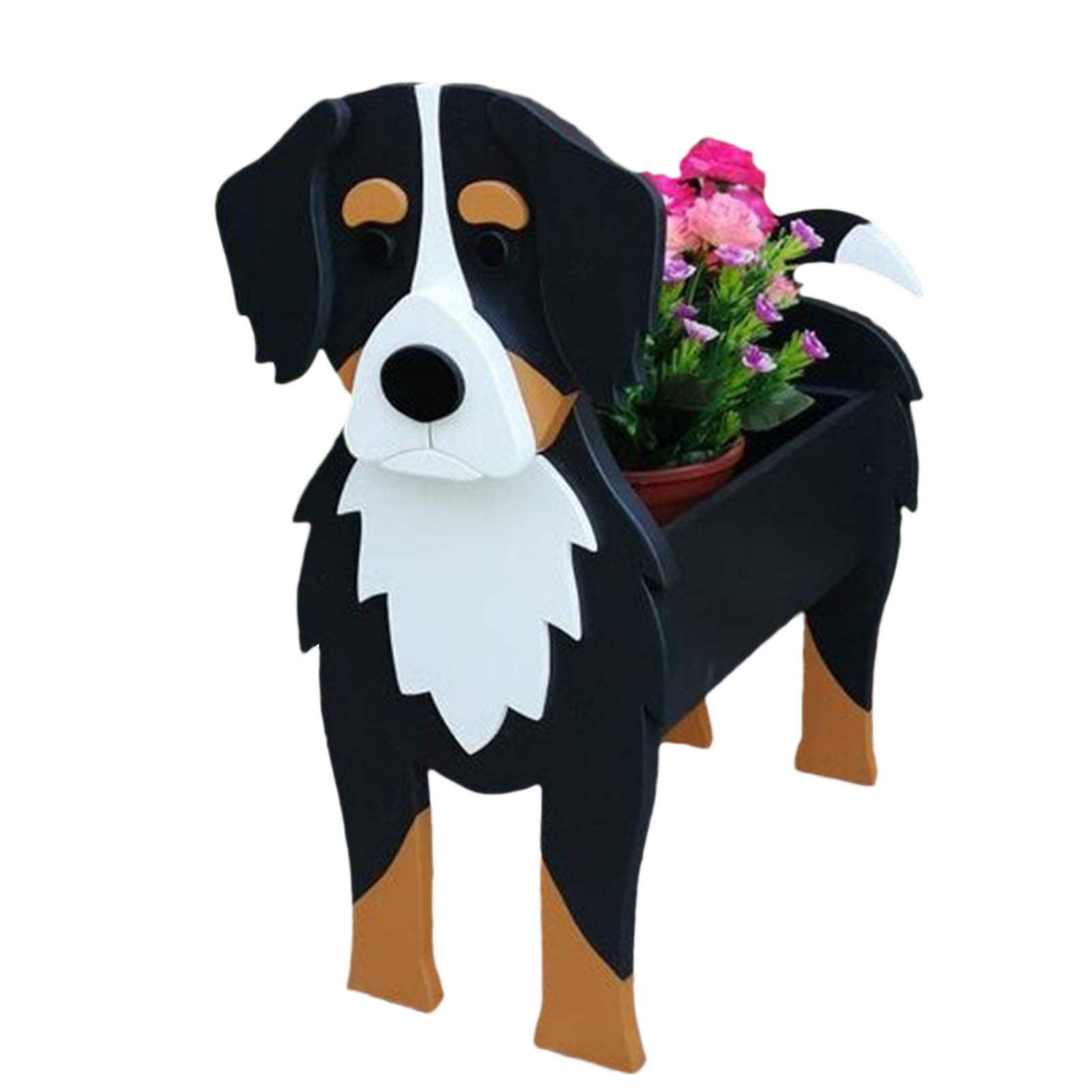 Labrador Desktop Vase Husky SET OF 6 Cartoon Animal Dog Planters ...