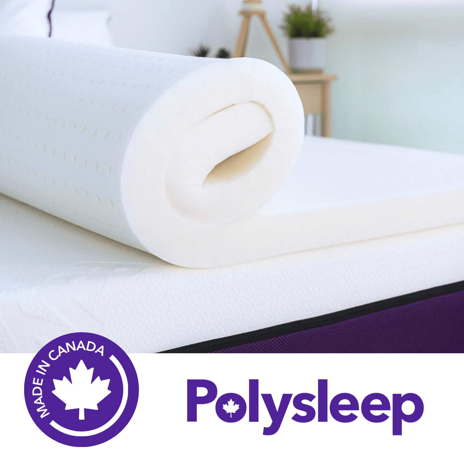 Click here for Polysleep Memory Foam Mattress Topper - 2 Inch Ant... prices