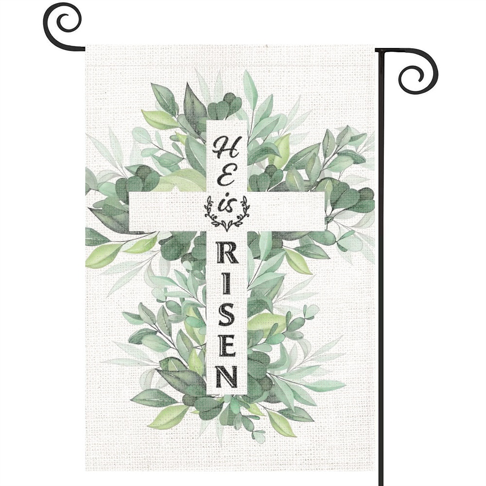 Easter Garden Flag for Outdoor 12x18 Double Sided,Bunny Ears with ...