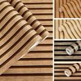 PVC Wall Stickers Imitation Wood Grain for Living Room Bedroom Accent ...