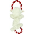 Multipet Lamb Chop Plush Dog Toys, with Rope Pull and Crinkle Noise ...