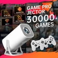4K Smart Projector with 2 Gamepads – Android 11, WiFi 6, Bluetooth ...