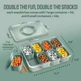 Cook With Color 8-Compartment Snackle Box, Charcuterie and Snack ...