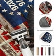 Round Area Rug 4ft, Independence Day American Flag Non-Shedding ...