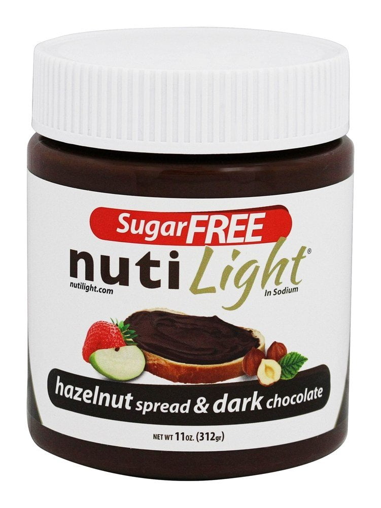 NutiLight - Sugar Free Hazelnut Spread & Dark Chocolate - 11 oz ...