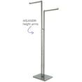 Heavy Duty Chrome - 2 Way Clothes Rack, Adjustable Height Arms, Perfect ...