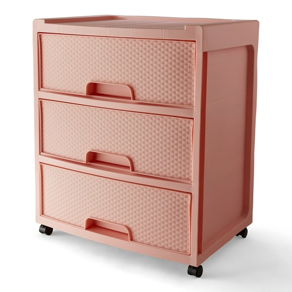 3 Drawer Plastic Storage