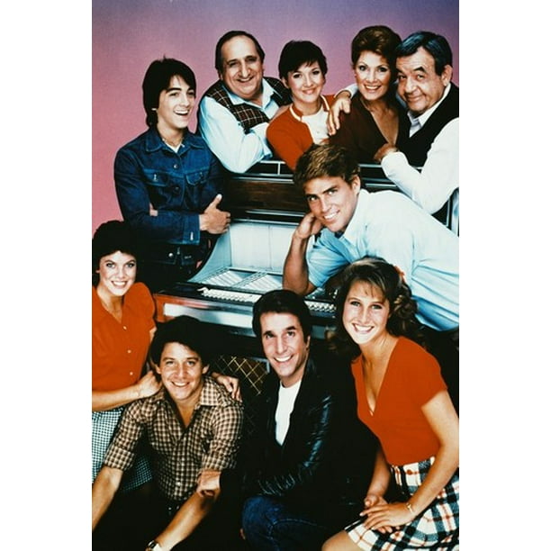 Happy Days Scott Baio Cathy Silvers Henry Winkler 24x36 Poster Erin ...