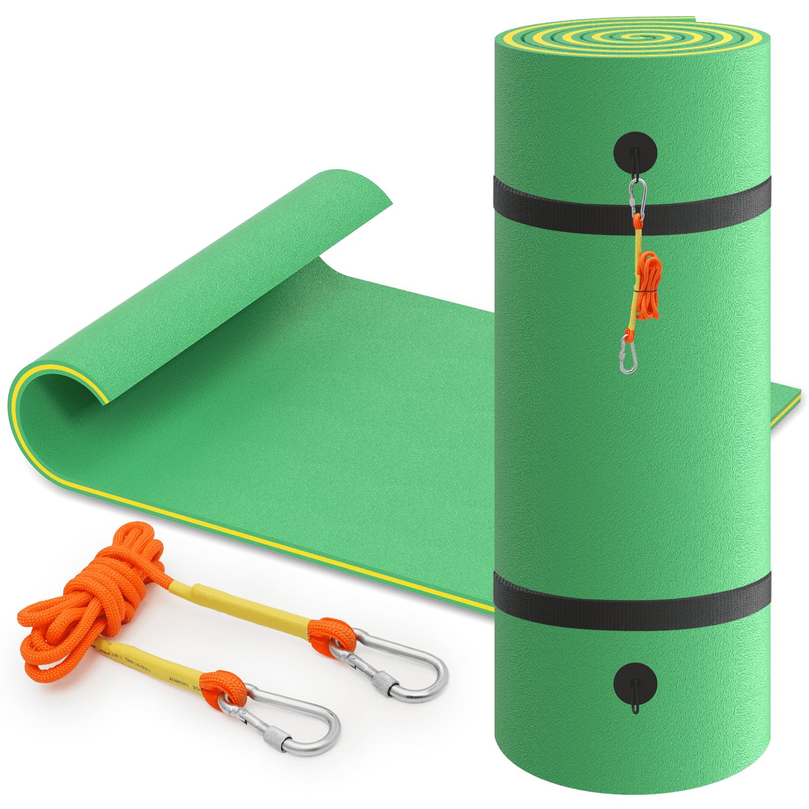 MADOG 9'x6' Water Floating Mat Foam Pad, Bouncy Tear-Resistant XPE Foam ...