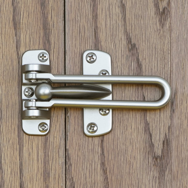 Bulldog Hardware 4 in. Door Security Guard, Satin Nickel - Walmart.com ...