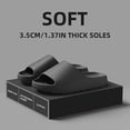 Cloud Slide Slippers for Men and Women, Thick 1.37in Cushioned EVA Sole ...