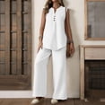 2 Piece Sets for Women,Two Piece Sets for Women Sleeveless Notch Neck ...