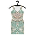 Clarissa, Abstract Poly-Span Dress, Ladies Abstract Dress, Abstract ...