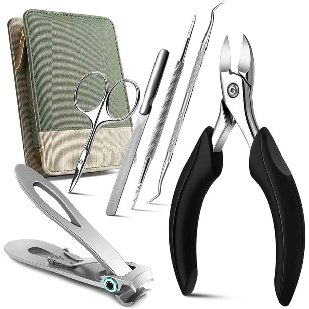 BEZOX Nail Clipper Set for Men and Women, Toenail Clippers Nail Cutter ...