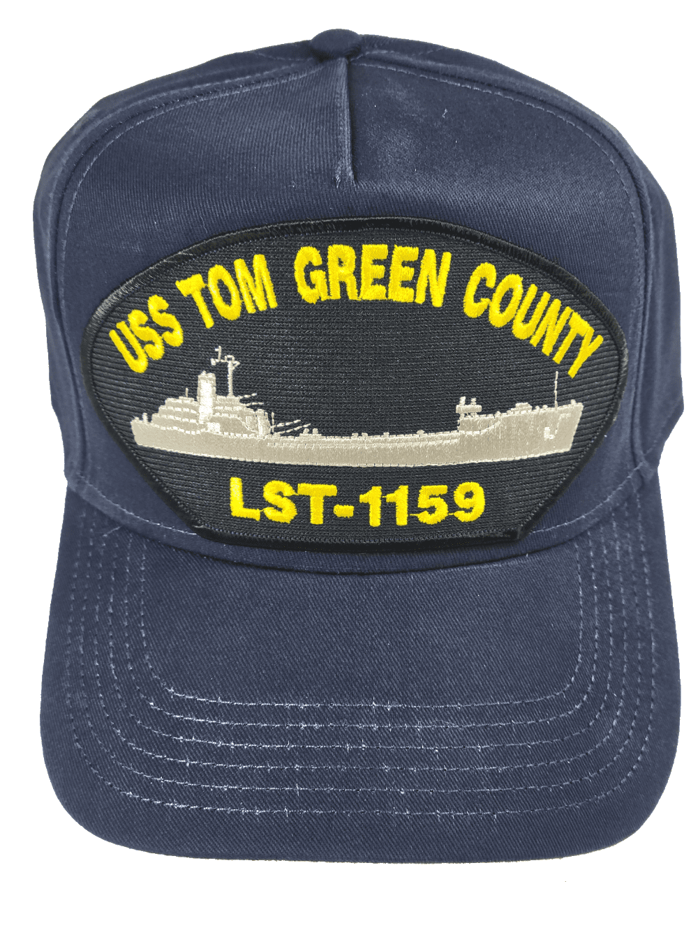 USS Tom Green County LST 1159 Ship HAT - Navy Blue - Veteran Owned ...