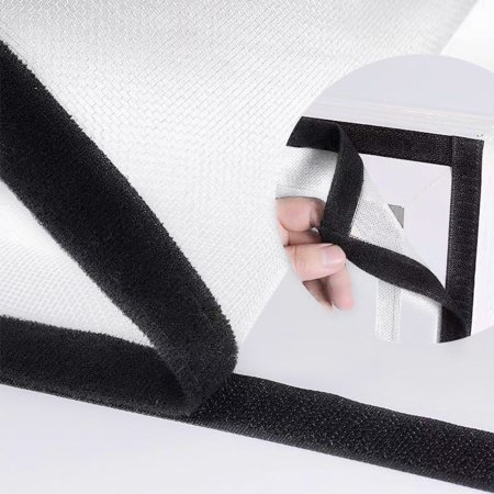 Screen Curtain Self Adhesive Removable Mesh Window Anti-insect Free ...