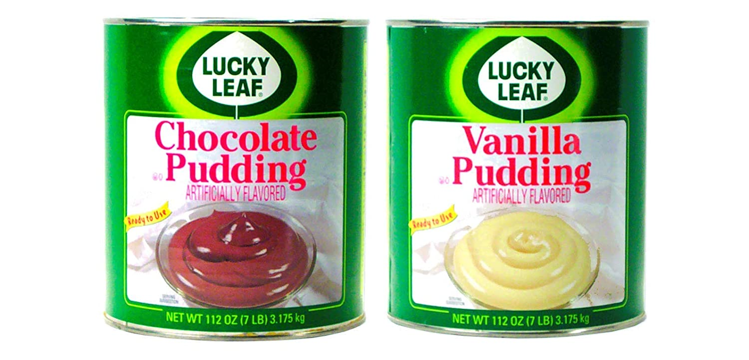 Lucky Leaf Ready To Use Premium Pudding, Variety 2-Pack 7 lb (112 oz ...