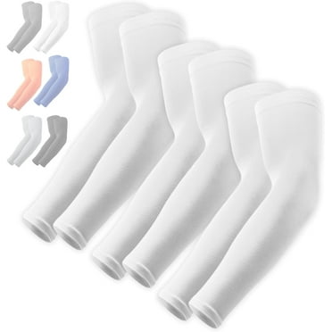 beister 3/6 Pairs UV Cooling Compression Arm Sleeves Sun Protection ...