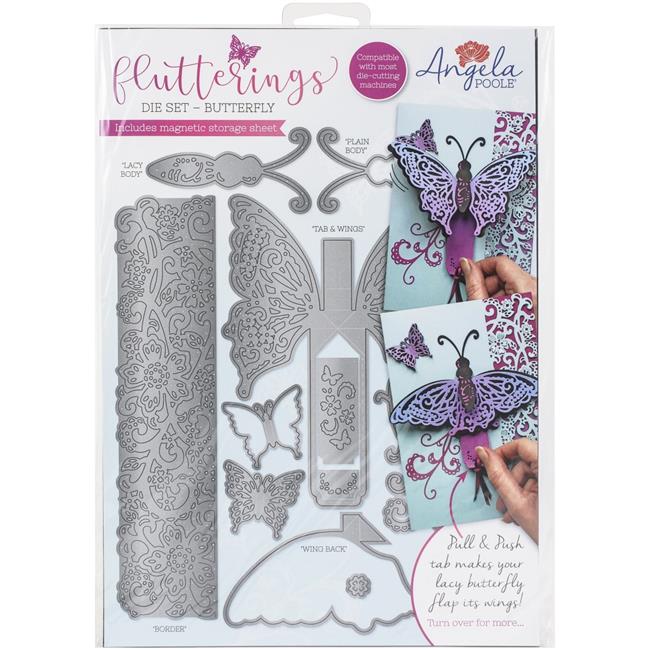 Angela Poole Designs APFDSB01 Angela Poole Flutterings Die Set ...