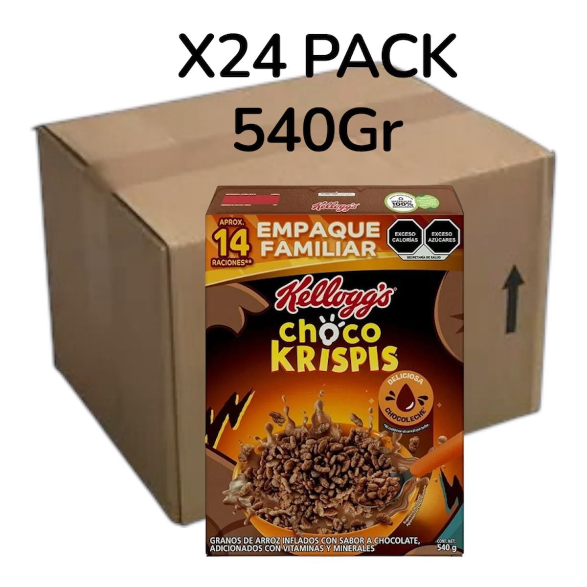 24 Pack Cereal Chocokrispis 540GR C/U | Walmart en línea