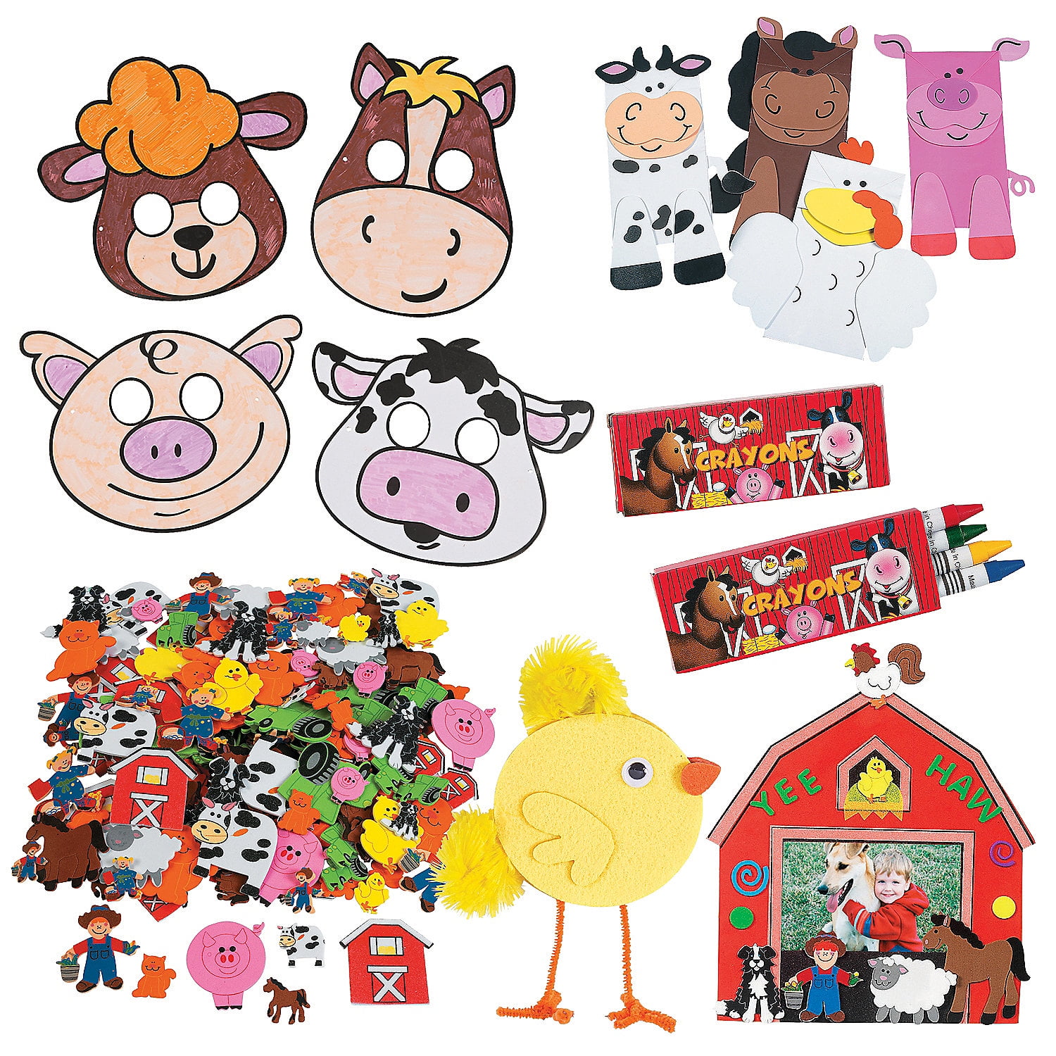 Farm Adventure Boredom Buster Kit, Craft Kits, Party Supplies, 584 ...