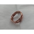 LD DESIGNS Braided Copper Ring, Handcrafted Polished Boho Woven Band ...