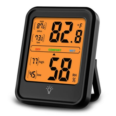 Indoor Temperature&Humidity Meter Accurate Hygrometer-Thermometer Room ...