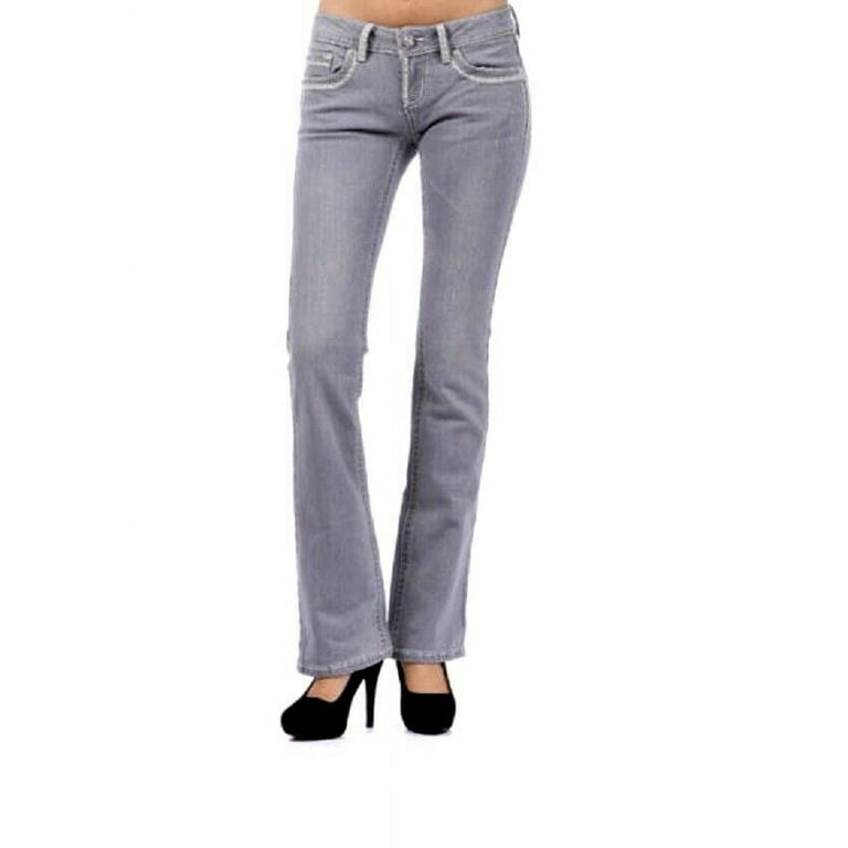 CLASH Long Boot Casual Jeans for Women, Denim Stretch CLASH Long Boot Casual Jeans for Women, Denim Stretch